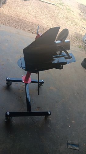 Mobile Lower Unit Stand 360 spin, Adjustable Height - fits most lower ...