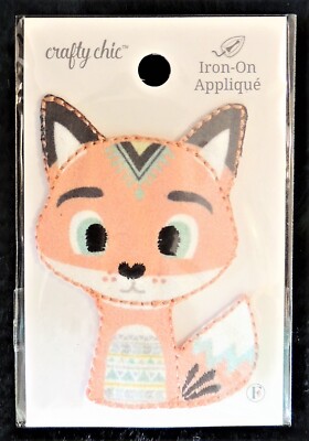Tribal Fox Iron-On Applique Fabric Editions Crafty Chic ~1-1/2" x 2-3/8" | eBay
