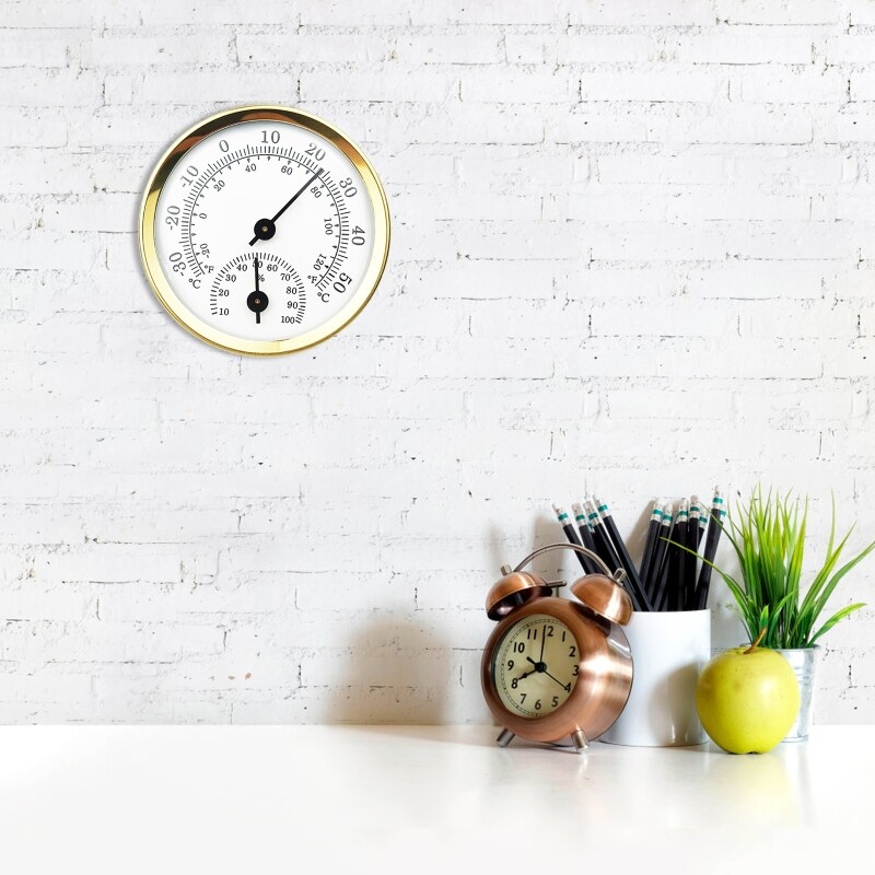 Mini Dial Type Hygrometer Mixed Color Thermo-Hygrometer Sauna | eBay