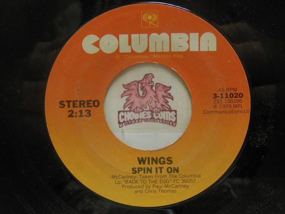 Wings – Getting Closer / Spin It On, 45 RPM VG (14L) | eBay