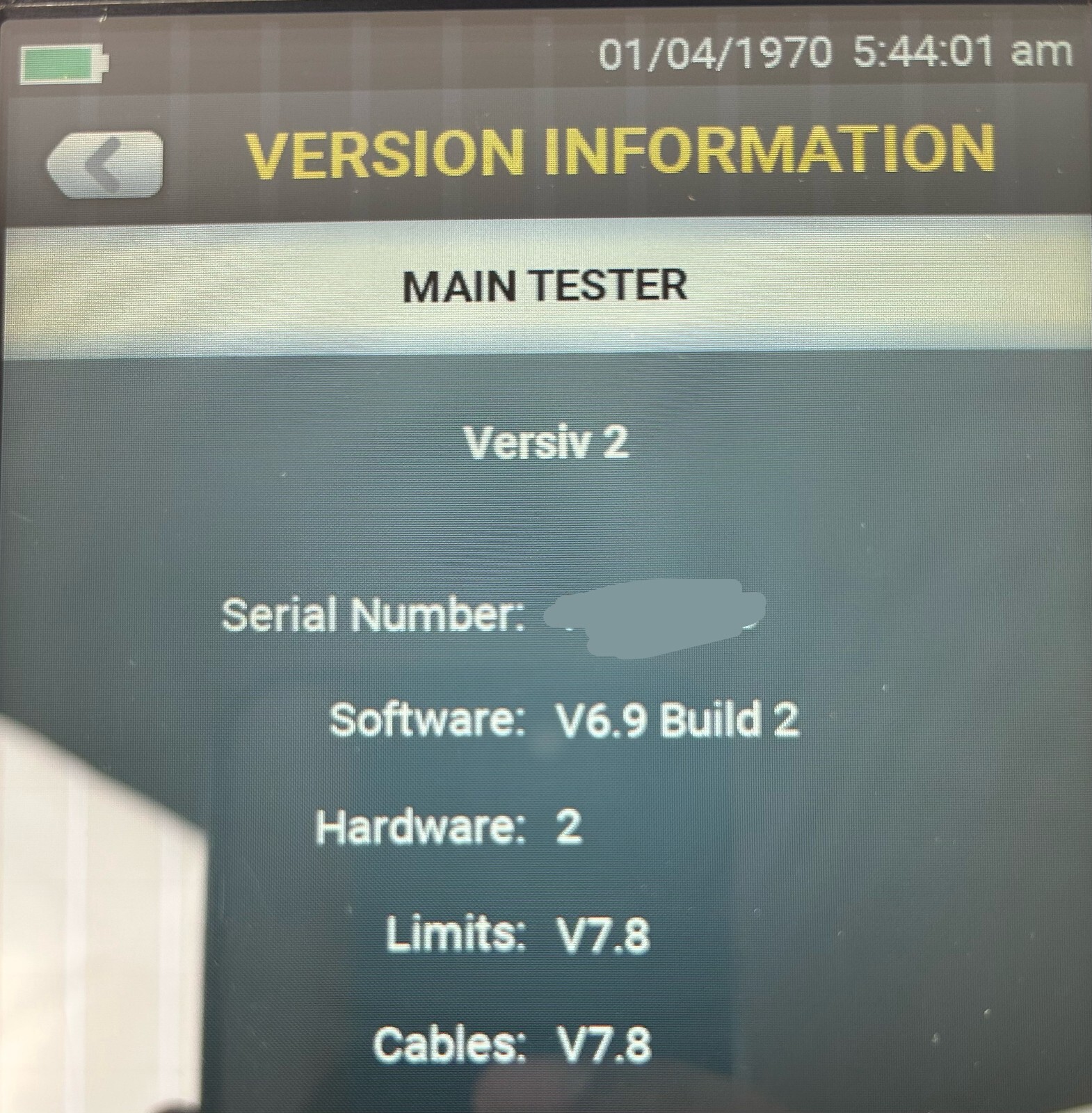 Fluke Networks Versiv 2 SM CFP-SM 1310/1550 CertiFiber Pro Singlemode ...
