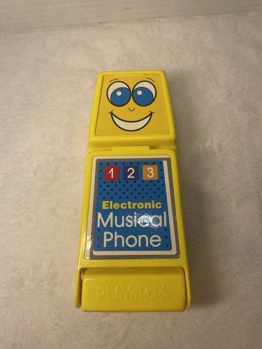 Playskool Electronic Musical Toy Flip Phone Vintage 1982 Retro- Tested ...