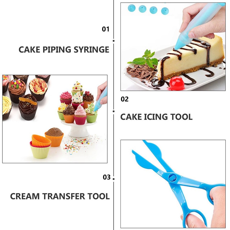 Cake Decoration Kit Baking Tools Decorating Cream Transfer Scissors ...