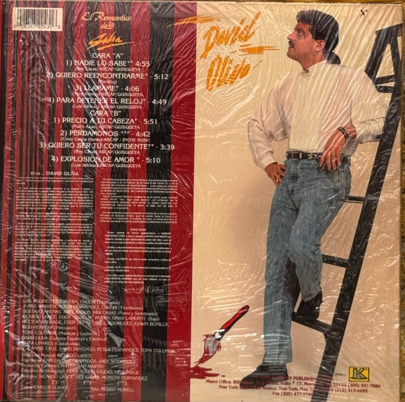 DAVID OLIVA EL ROMANTICO DE LA SALSA EXPLOSION DE AMOR KUBANEY LISTEN ...