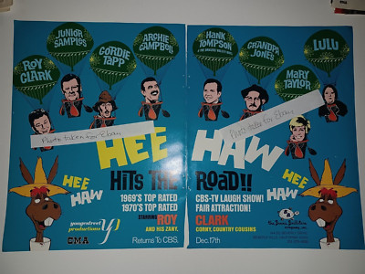 Hee Haw Roy Clark Archie Campbell Junior Samples 1970 8x11 Magazine 2 ...