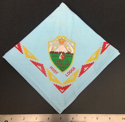 1980 OA SECTION 2A Conclave NECKERCHIEF Nimat Camp Simpson Oklahoma ...