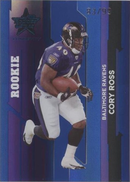 2006 Leaf Rookies & Stars Longevity - Rookie Sapphire #189 Cory Ross ...