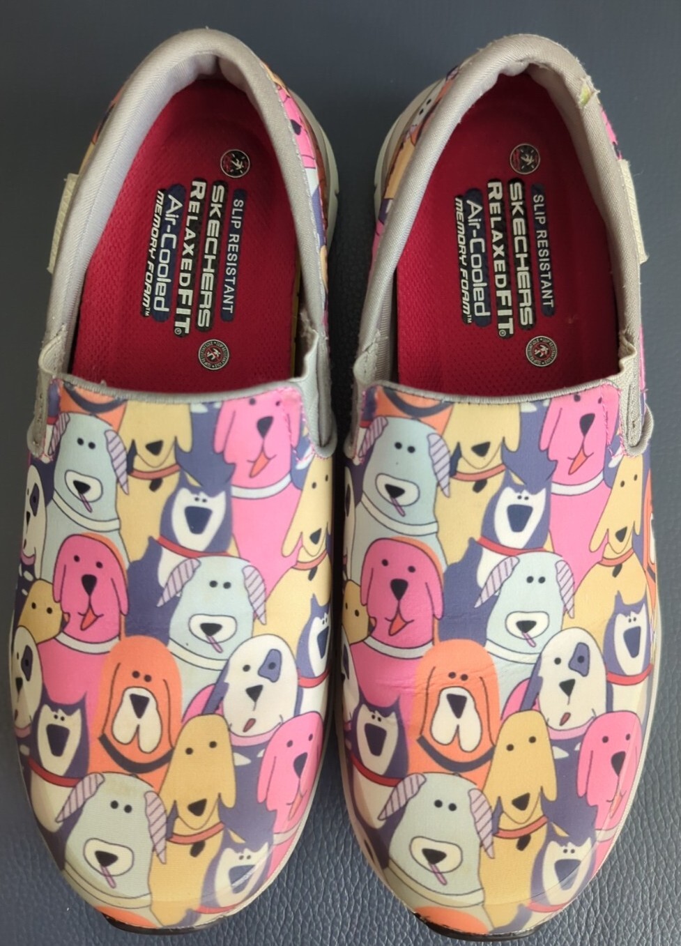 Skechers Slip Resistant Dog Patterns Health Hospital … - Gem