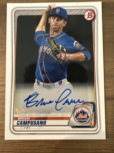 2020 Bowman - Prospects Autographs #PA-BC Briam Campusano (AU, RC) Mets ...