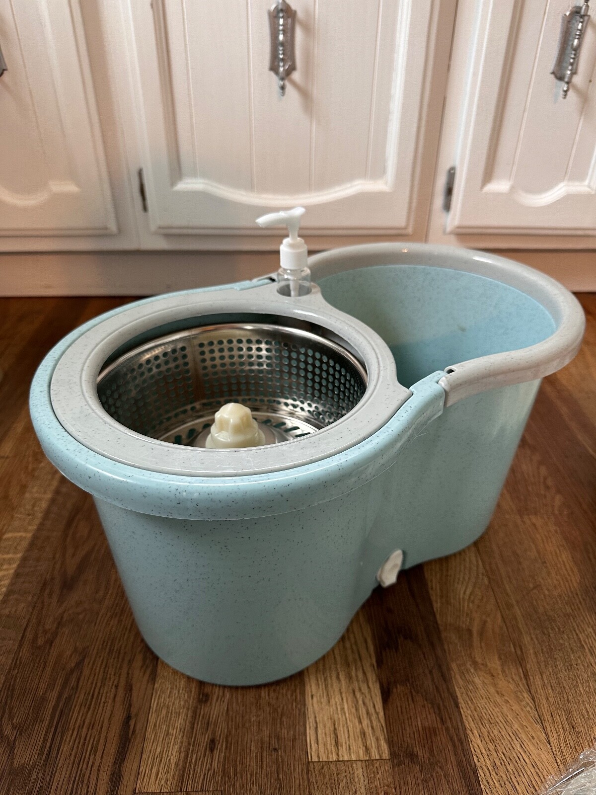 360° Rotating Spin Mop Bucket System Cleaning Tool with 3 Microfiber ...