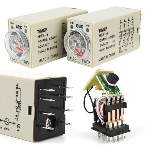 Power On 14-pin 8-pin Timer Switch H3Y-4 H3Y-2 Relay Module Delay Time ...