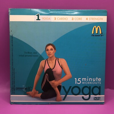 McDonalds 15 Minute Workout DVD Yoga Maya Virtual Trainer English ...