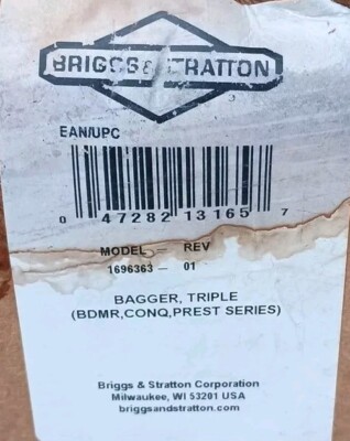 SIMPLICITY 1696363 Triple Bagger for Broadmoor OEM | eBay