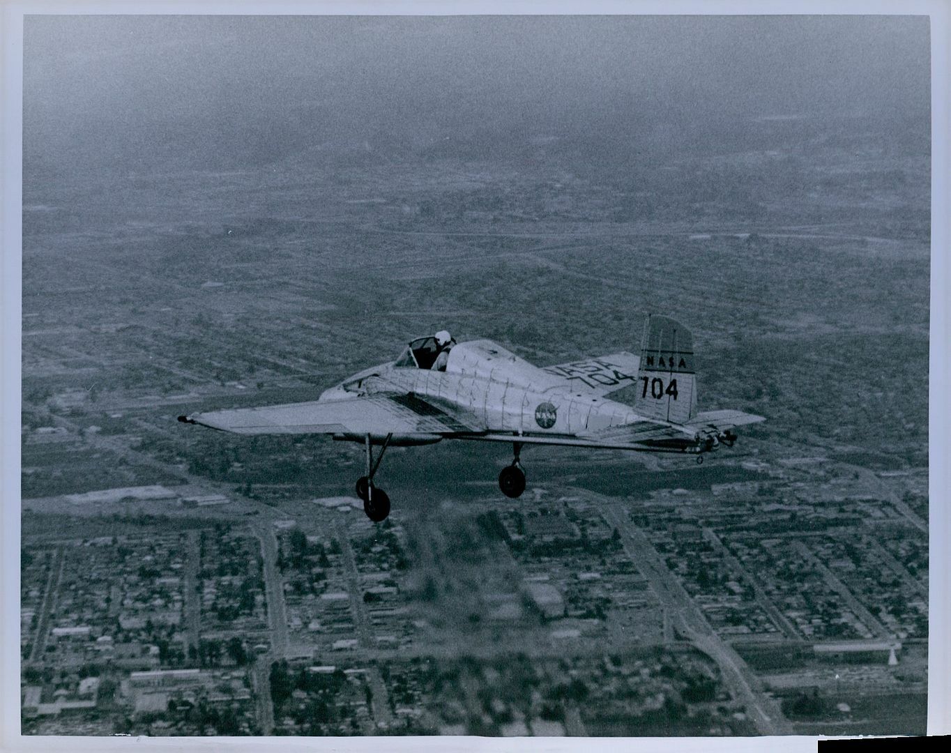 1971 NASA VTOL Aircraft Press Photo | eBay