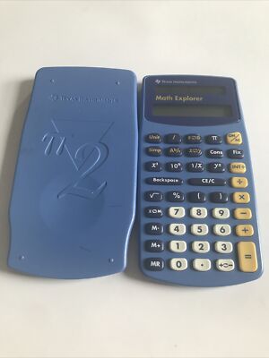 Texas Instruments Blue Math Explorer T2 Scientific Solar Calculator ...