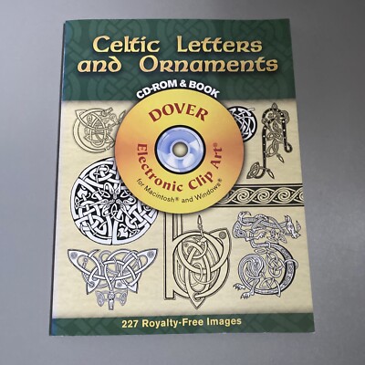 Dover Electronic Clip Art Ser.: Celtic Letters and Ornaments by Dover ...