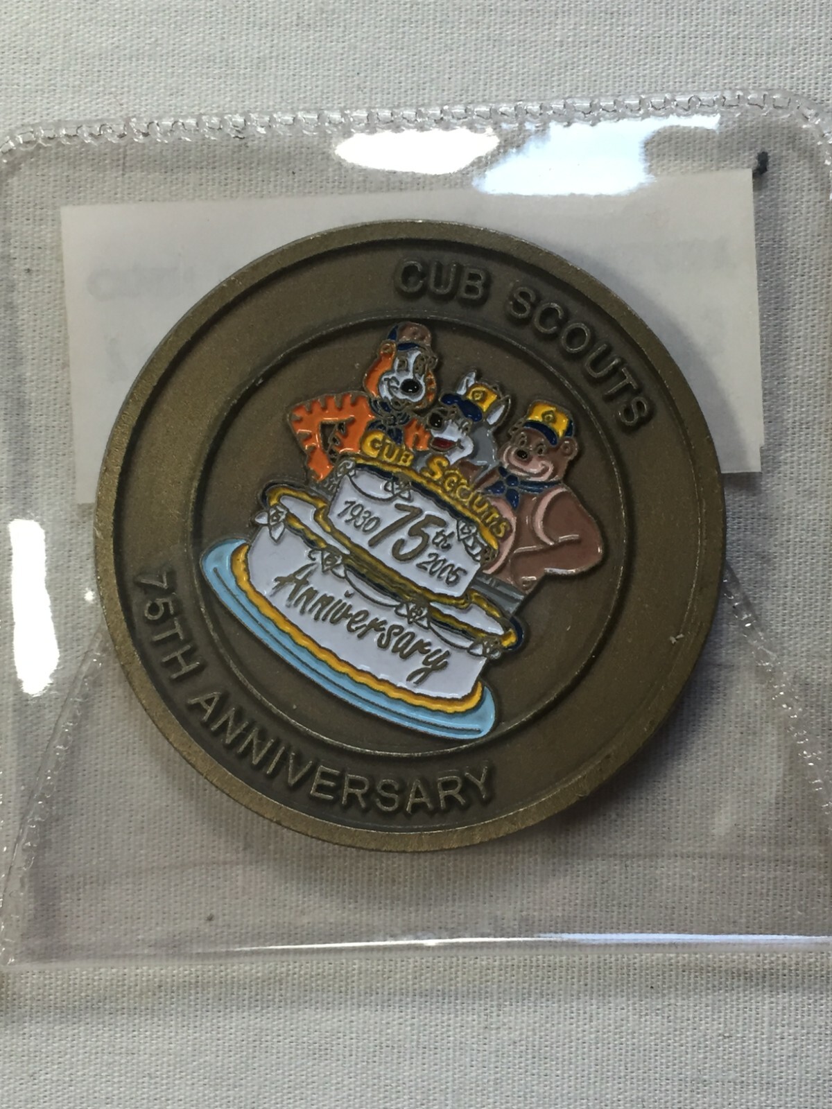 2005 75th ann Cub Scouting Challenge Coin BSA Activity Patch | eBay