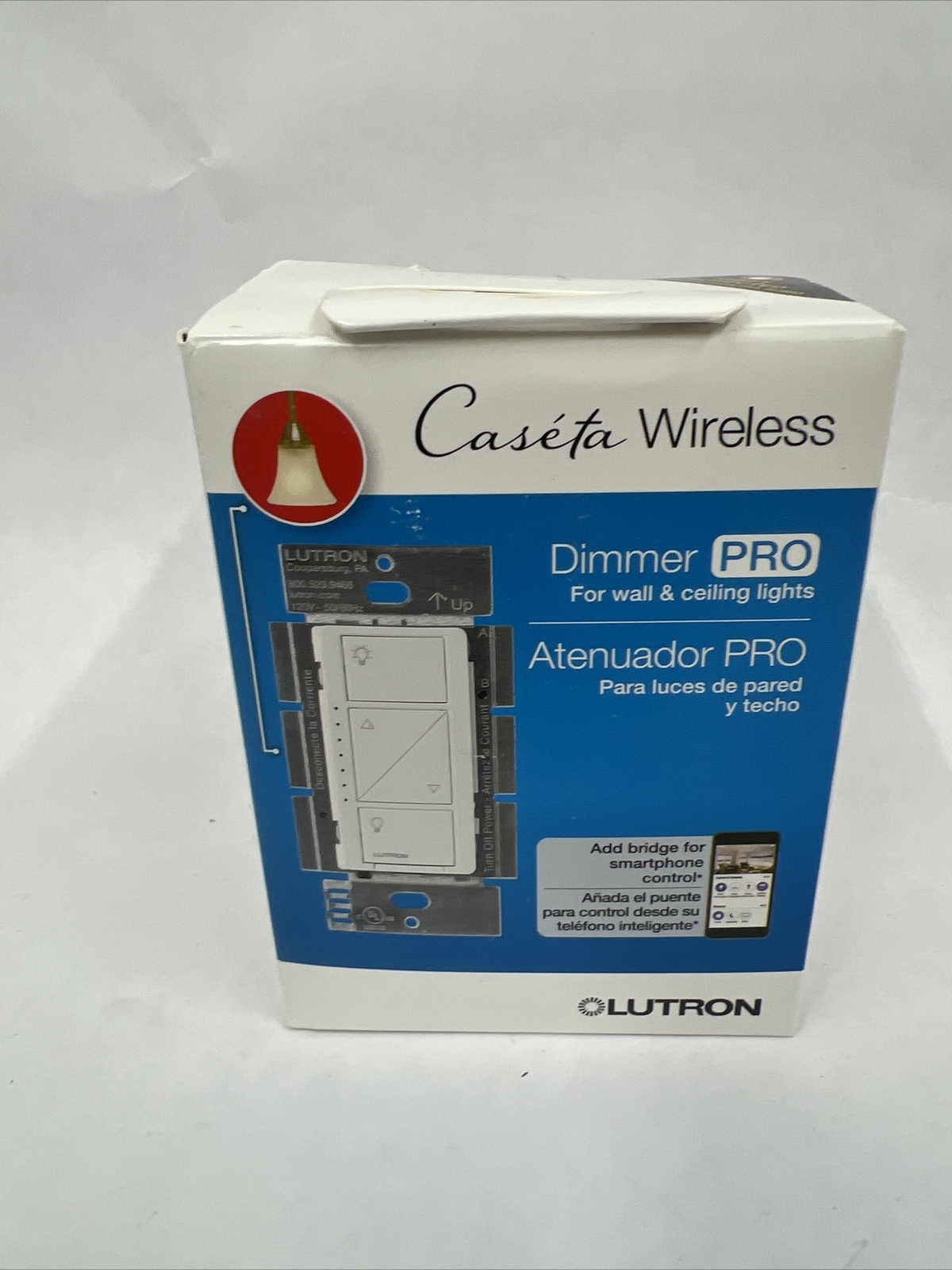 Lutron PD-10NXD-WH Caseta Wireless In-wall Dimmer - White for sale ...