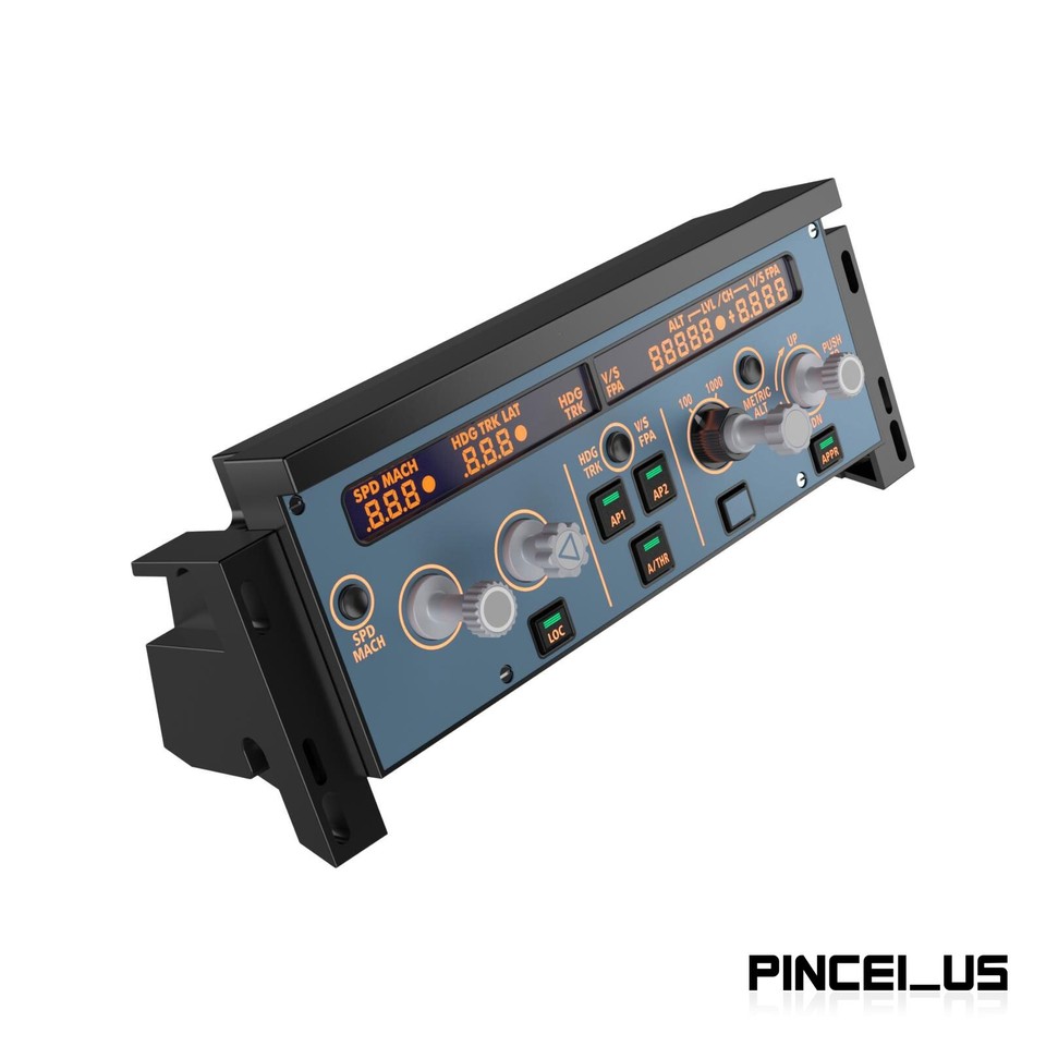 WINWING A320 FCU Flight Control Unit Panel X-Plane MSFS2020 Game ...