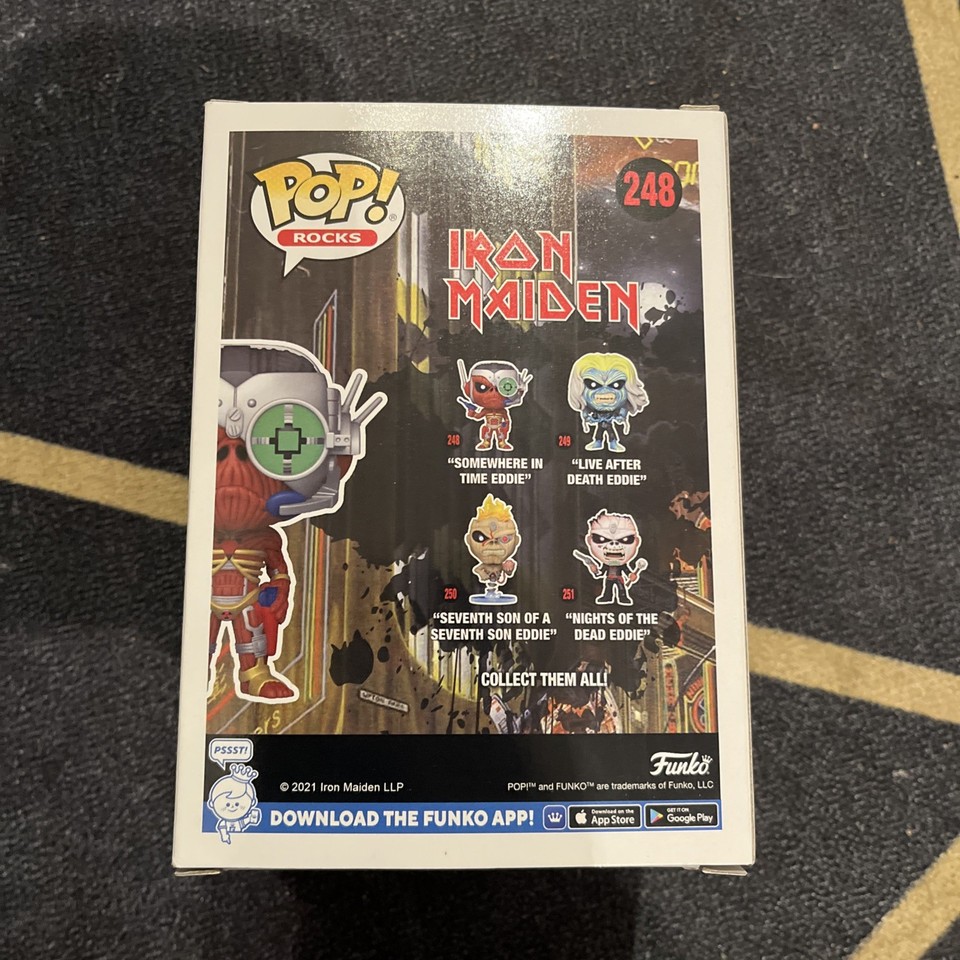 Funko Pop! Rocks 248 Iron Maiden Somewhere In Time Eddie Vinyl Figure ...