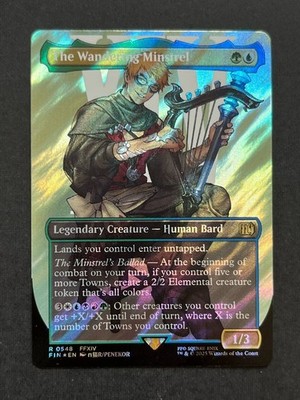 MTG Final Fantasy - The Wandering Minstrel - Surge Foil - Rare 0548 | eBay
