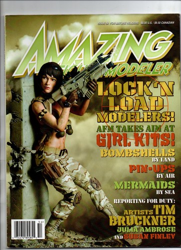 Amazing Figure Modeler #54 - Magazine - Special Forces Girl - pin-ups ...