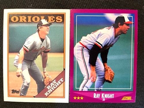MLB - Ray Knight 1988 Topps & 1988 Score Baseball - Orioles | eBay