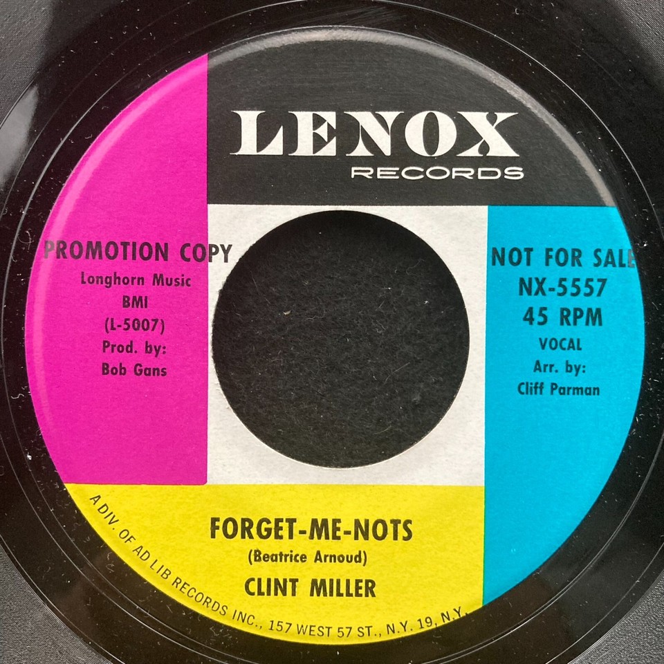 Drummer Boy Of Shiloh/Forget-Me-Nots by Clint Miller (Lenox NX-5557) 7 ...