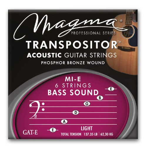 Magma Acoustic Guitar Strings TRANSPOSITOR MI-E BASS SOUND Phosphor Bronze GAT-E | eBay