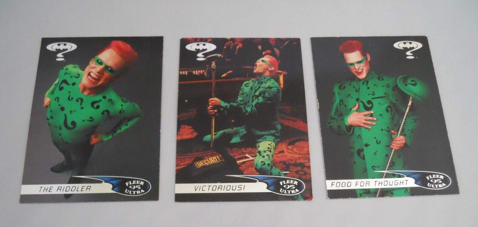 1995 Fleer Ultra Batman Forever Trading Card #18 #73 #78 Jim Carrey The ...