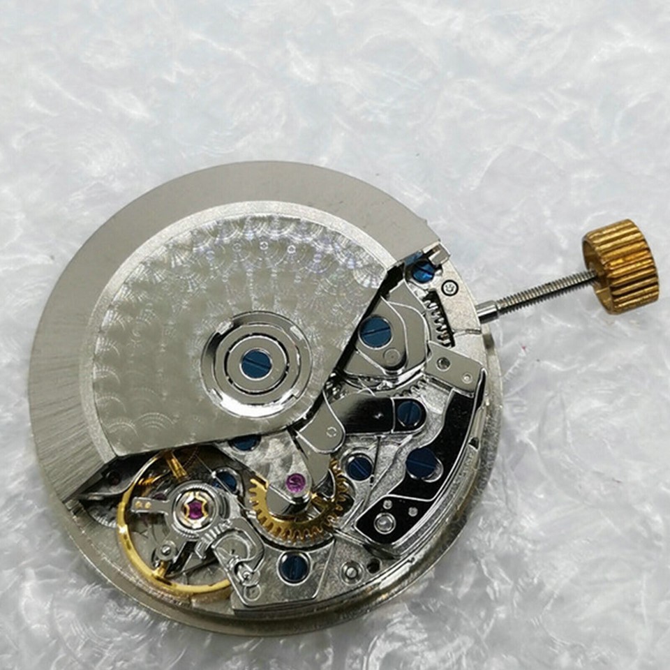 6Pin Automatic Mechanical Movement White Movement For 7750 Watch Dual ...