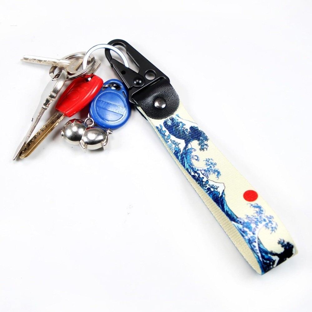 7.48*0.98inch Auto Parts Key Chain Fabric JDM Tire Keychain JDM ...