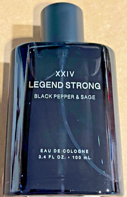 Tru Fragrance XXIV Legend Strong Black Pepper & Sage Eau De Cologne ...