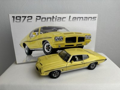GMP 1972 PONTIAC GTO LEMANS HARDTOP 1:18 SCALE - YELLOW - 8048 ...