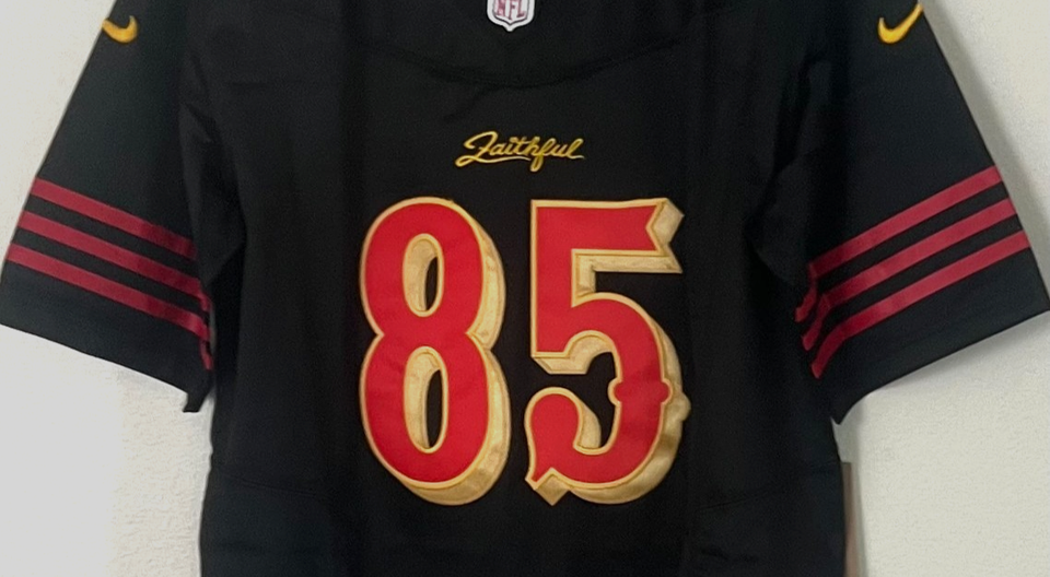 San Francisco 49ers ##85 George Kittle 2025 “Rivalries” Vapor Limited ...