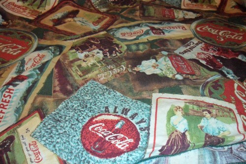 Homemade Coca-Cola Table Cloth | eBay