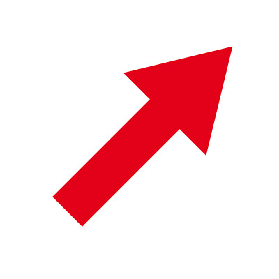 Aufkleber 10cm rot breit Pfeil Wegweiser Tattoo Decal Klebefolie ...