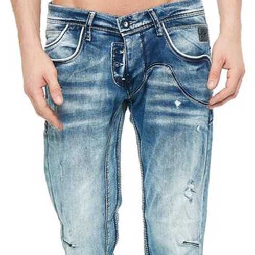 Rusty Neal FERNANDO mens Jeans Denim thick stitch 8442-38 | eBay UK