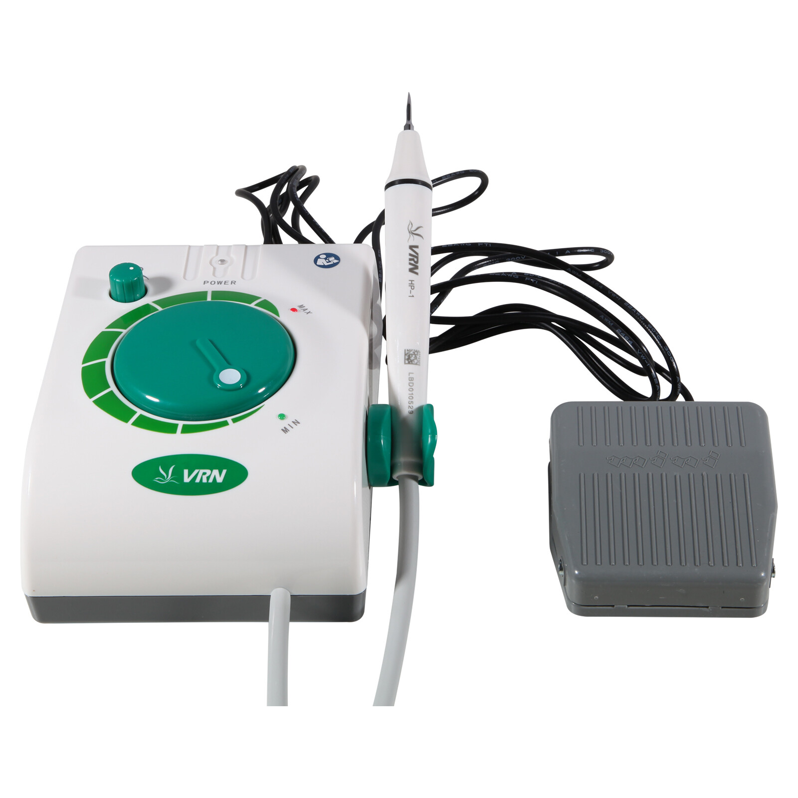 VRN Dental Ultrasonic Scaler Unit Scaling Perio Tips with Handpiece 5 ...