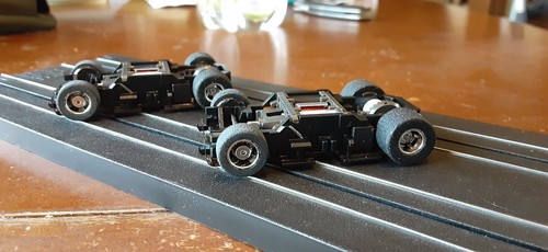 Ho Slot car (2) Brand New Never Ran Tyco Wide 440X2 Chassis With Chrome ...