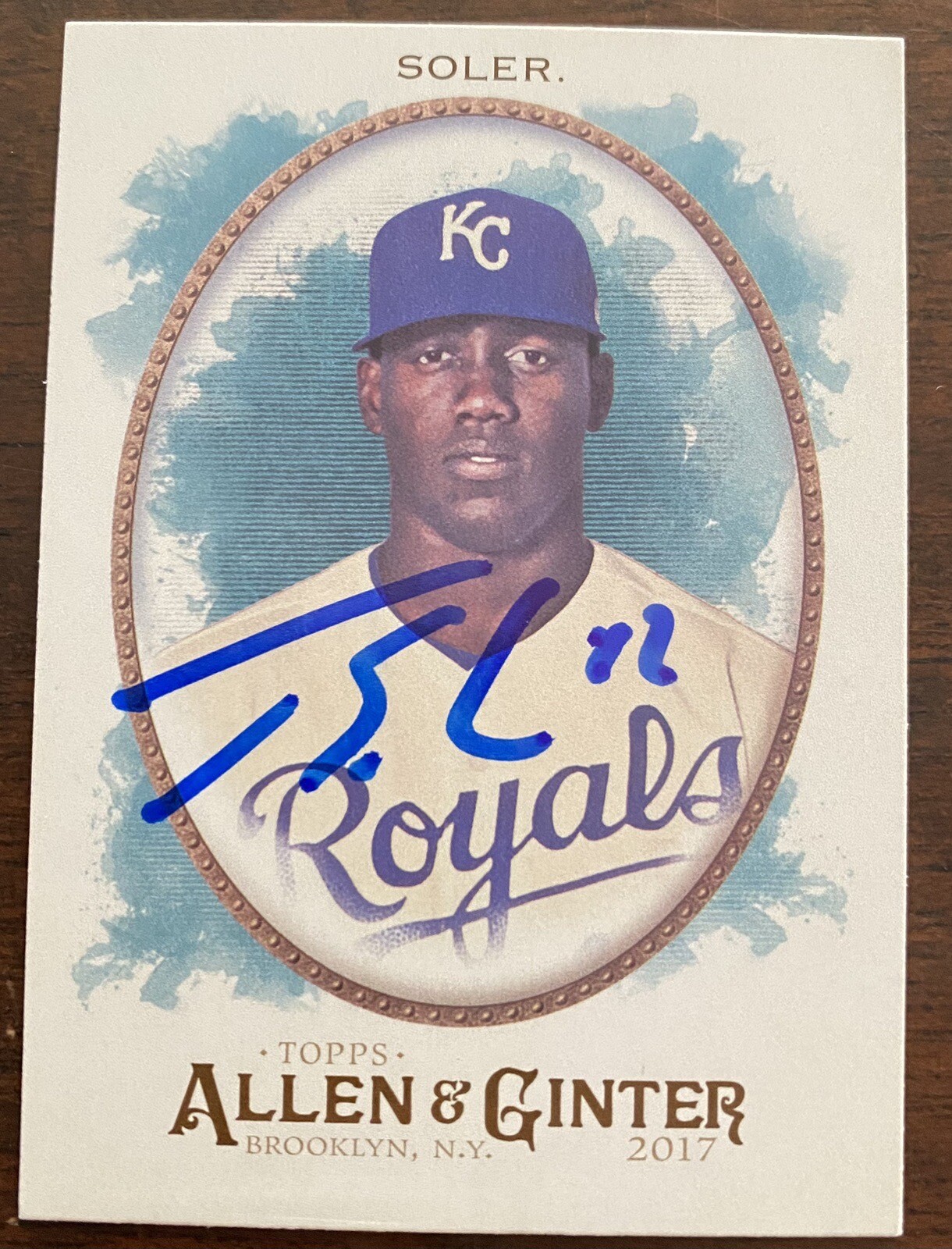 Jorge Soler Auto Signed 2017 Topps Allen & Ginter #30 Kansas City ...