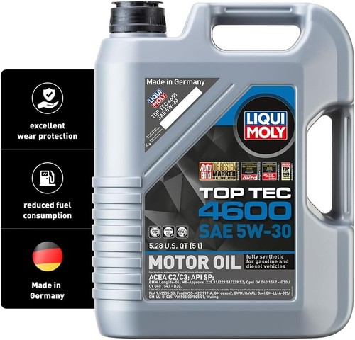 New Liqui Moly Top Tec 4600 German Engine Oil - 5W-30 Synthetic (5 ...