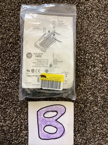 Allen-Bradley 1492-RTB16N Terminal Block, Removable, 16P, for IFM (Qty ...