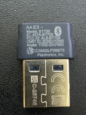 Poly - BT700 High Fidelity Bluetooth USB-A Adapter (Plantronics) | eBay