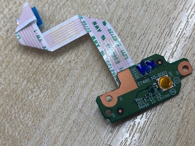 Lenovo Thinkpad T480 14" Power Button Board + cable NBX0001LP10 NS-B501 ...
