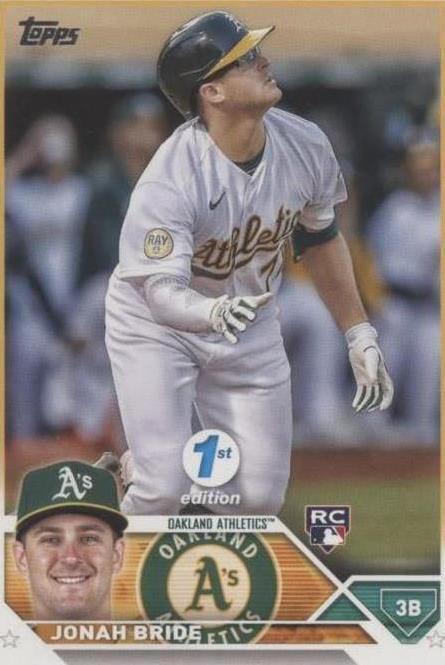 2023 Topps Series 1 1st Edition - Jonah Bride #95 (RC) for sale online ...