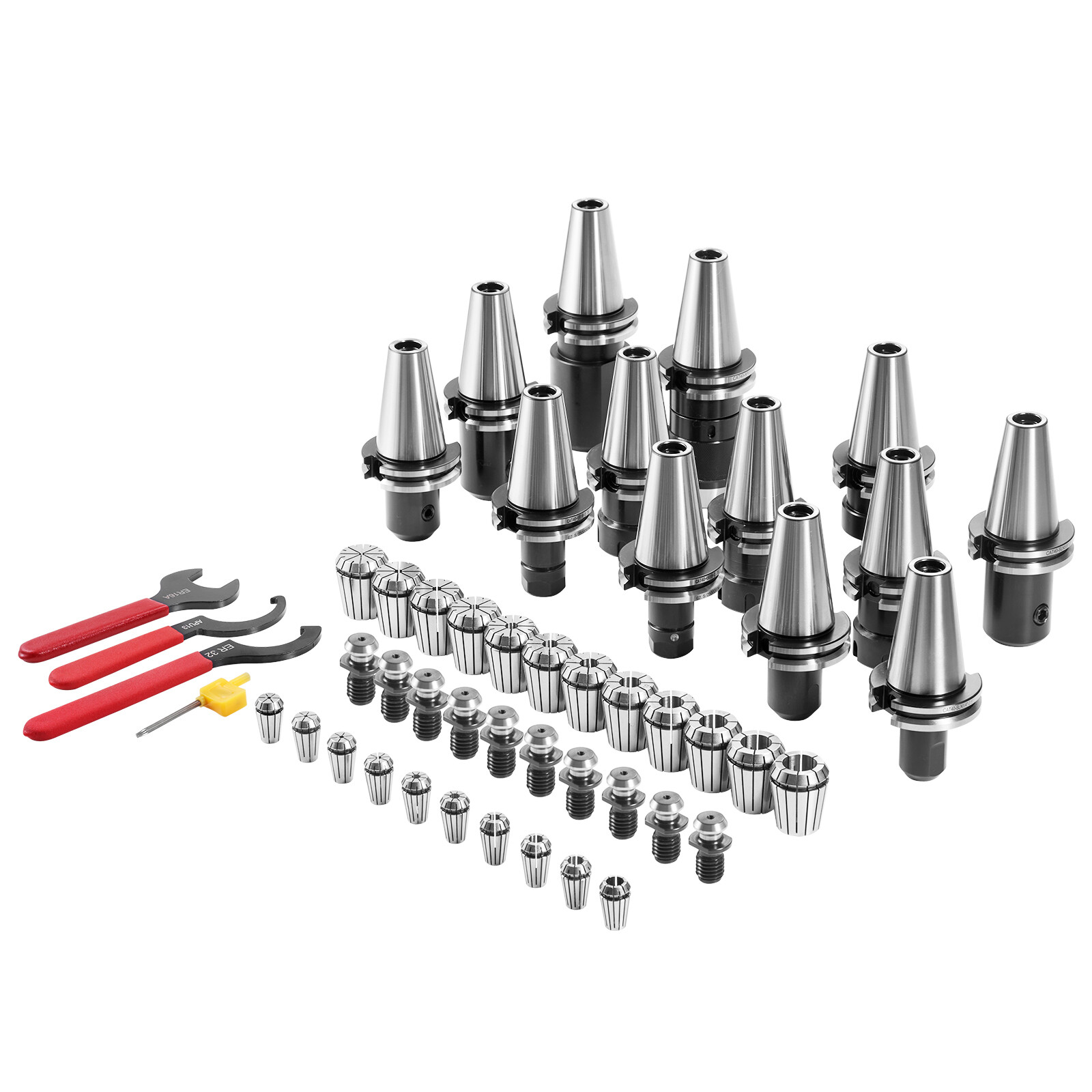 CAT 40 Tooling Kit for Haas Fadal CNC Mill-ER Chuck Collet Holder ER32 ...