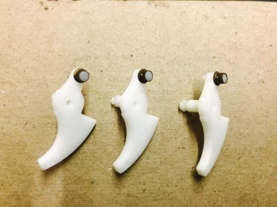 3PK Black & Decker 598435-00 OEM string trimmer replacement lever assy ...