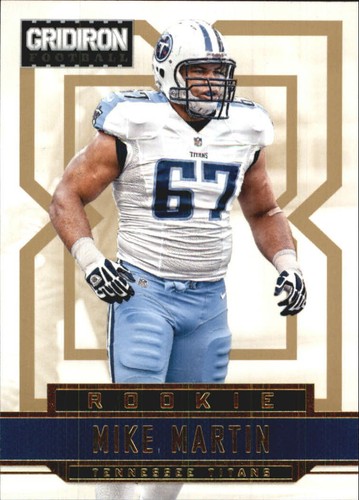 2012 Gridiron Gold X's Tennessee Titans Football Card #269 Mike Martin ...