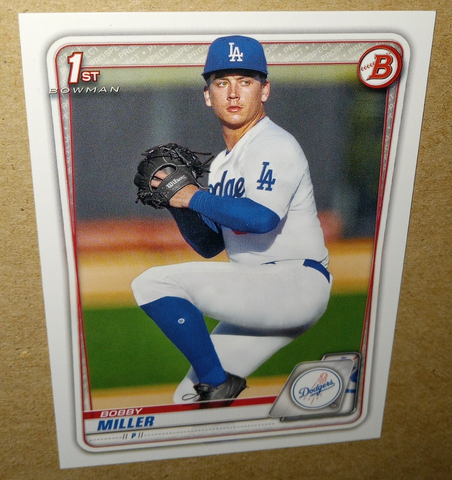 🔥🔥1st Bowman Bobby Miller *ROOKIE* Dodgers #BD-38 (EX/+) GR13 🔥🔥 | eBay